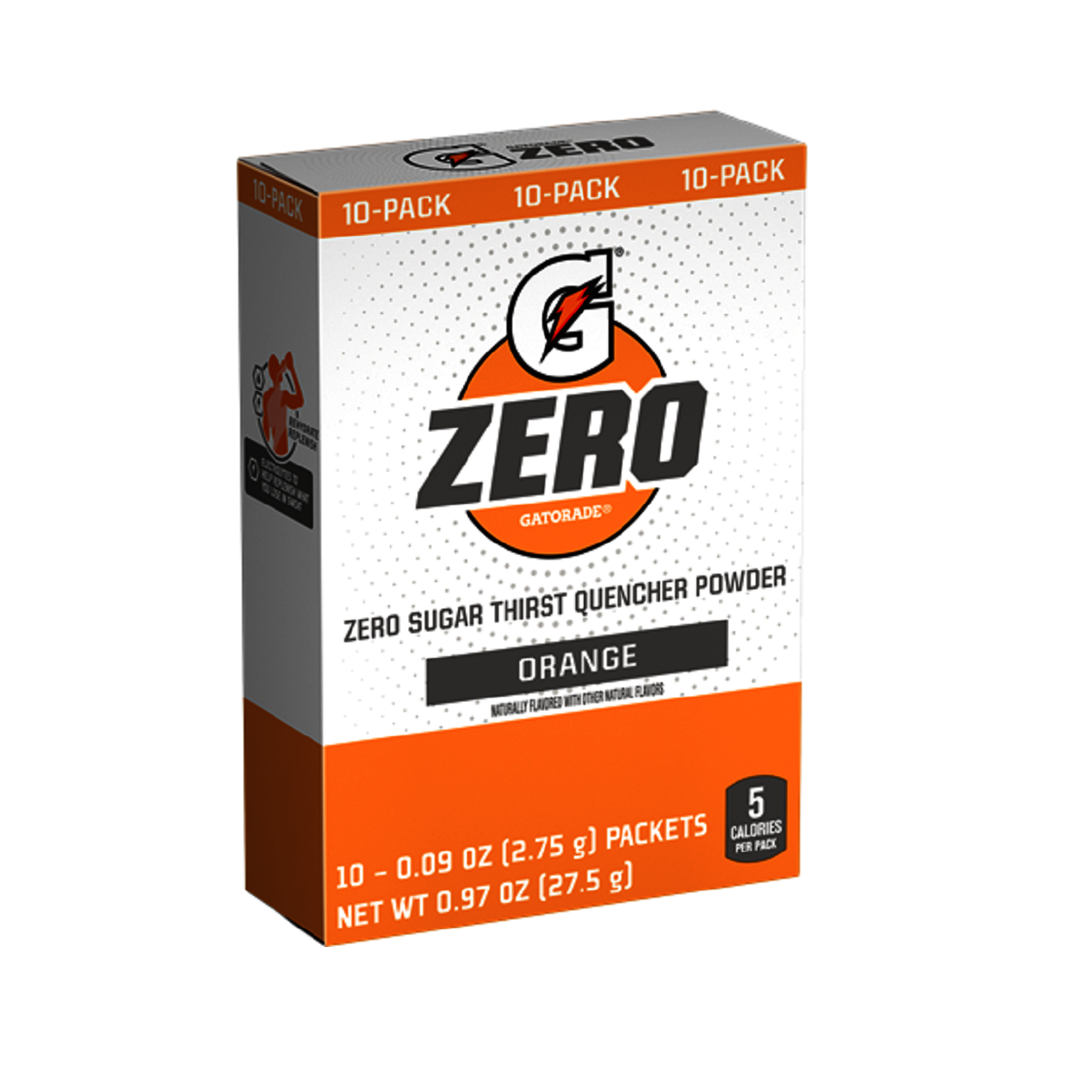 Gatorade® 1 Ounce Orange Flavor Zero Powder Concentrate Package Zero S ...