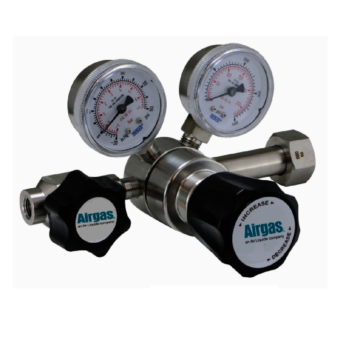 Airgas® Model 217 Stainless Steel Ultra-High Purity Single Stage Regul ...