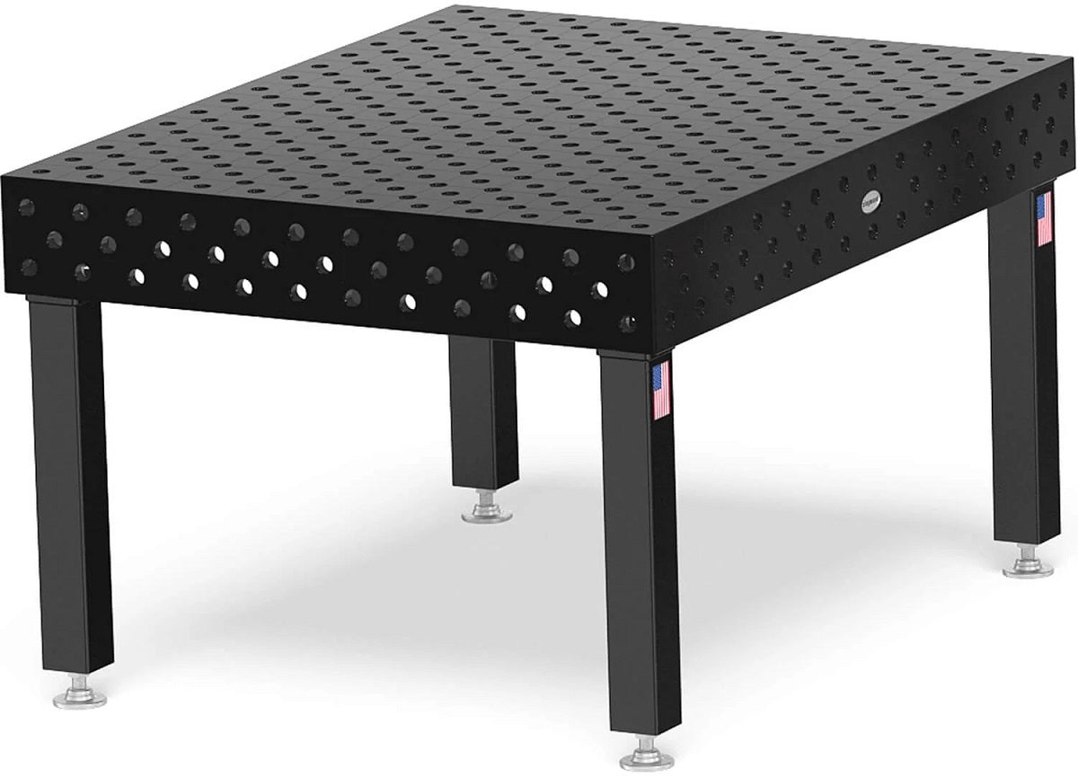 Siegmund 48" X 60" X 4" Iron Nitride Welding Table (Legs Not Included ...