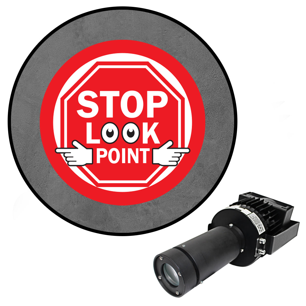Visual Workplace Inc 100W Multi Stop Look Point Virtual Safety LED Pro ...