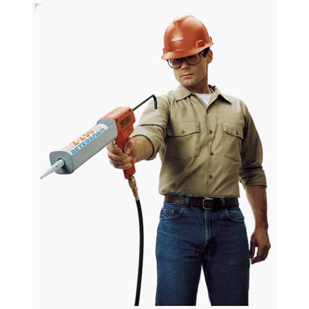 Ridgid 51887 Power Push Pneumatic Adhesive Caulk Gun Material Dispense ...