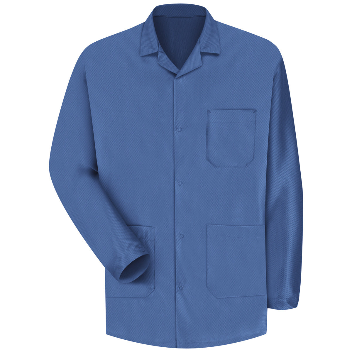 Red Kap® Medium/Regular Blue Jacket With Gripper Closure ...