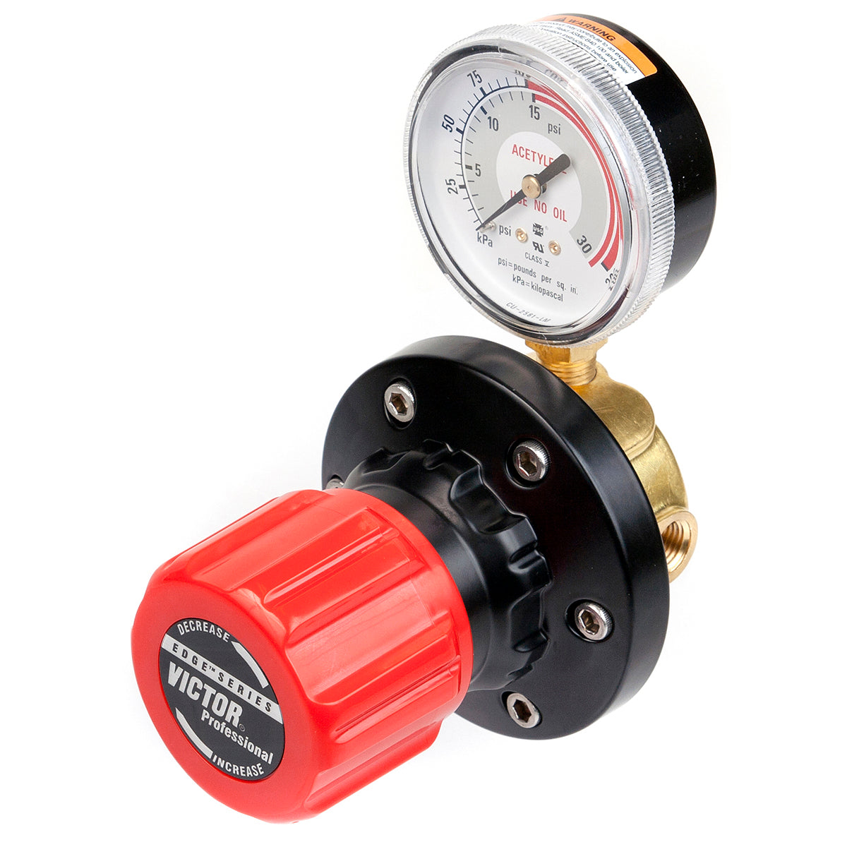 Victor® Model ESL4-15-250A EDGE™ Heavy Duty Acetylene Pipeline Regulat ...