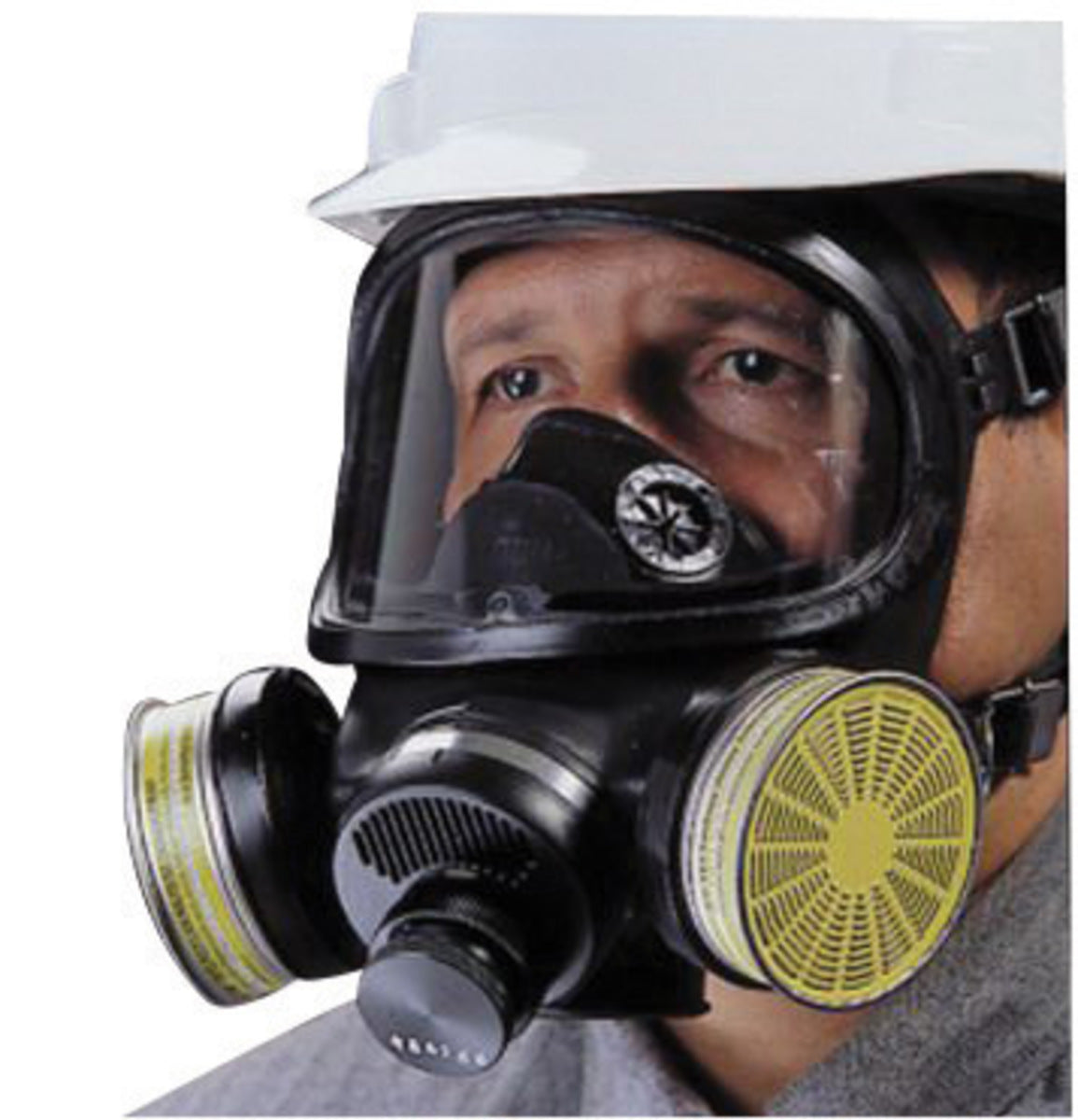 MSA Medium Duo-Twin™ Series Full Face Air Purifying Respirator ...