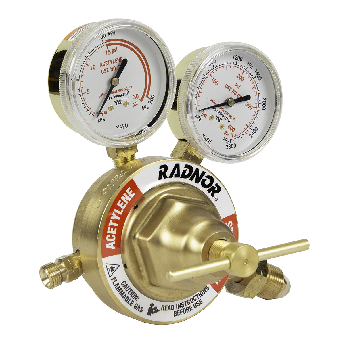 RADNOR™ Model 6400-3471 Heavy Duty/High Capacity Acetylene Single Stag ...