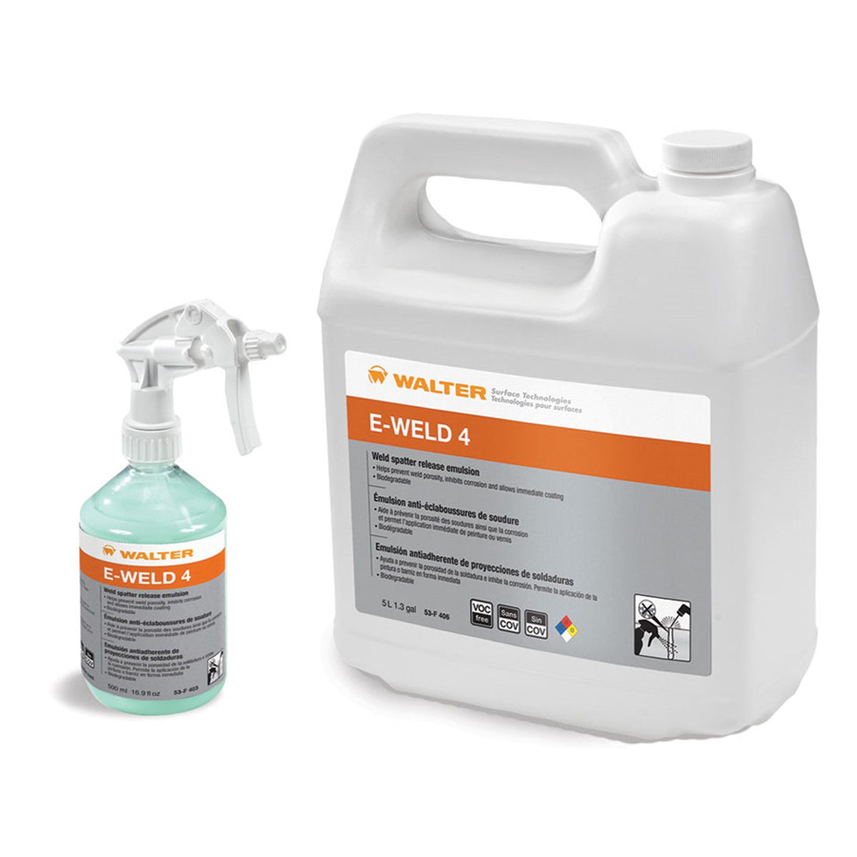 Walter Surface Technologies 55 Gal Drum White E-WELD 4™ Anti-Spatter ...